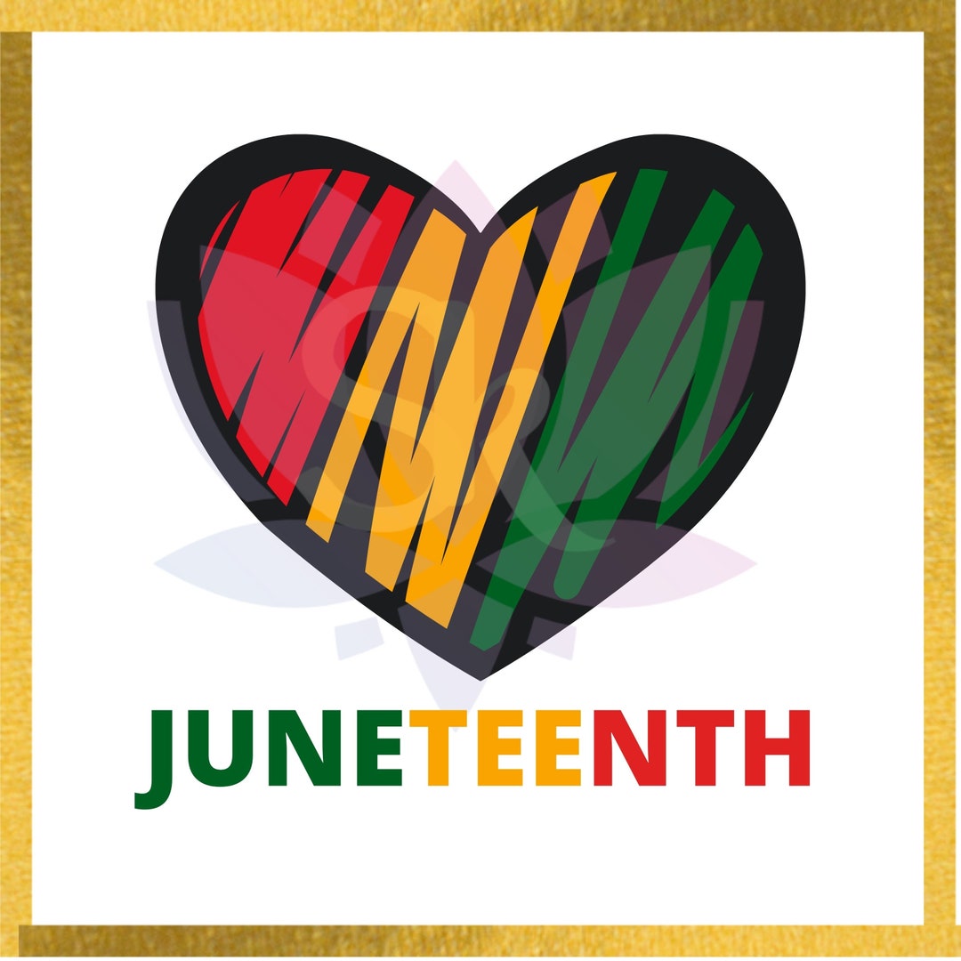 Juneteenth Heart Svg| Celebrate Juneteenth| 1865 Juneteenth Shirts ...