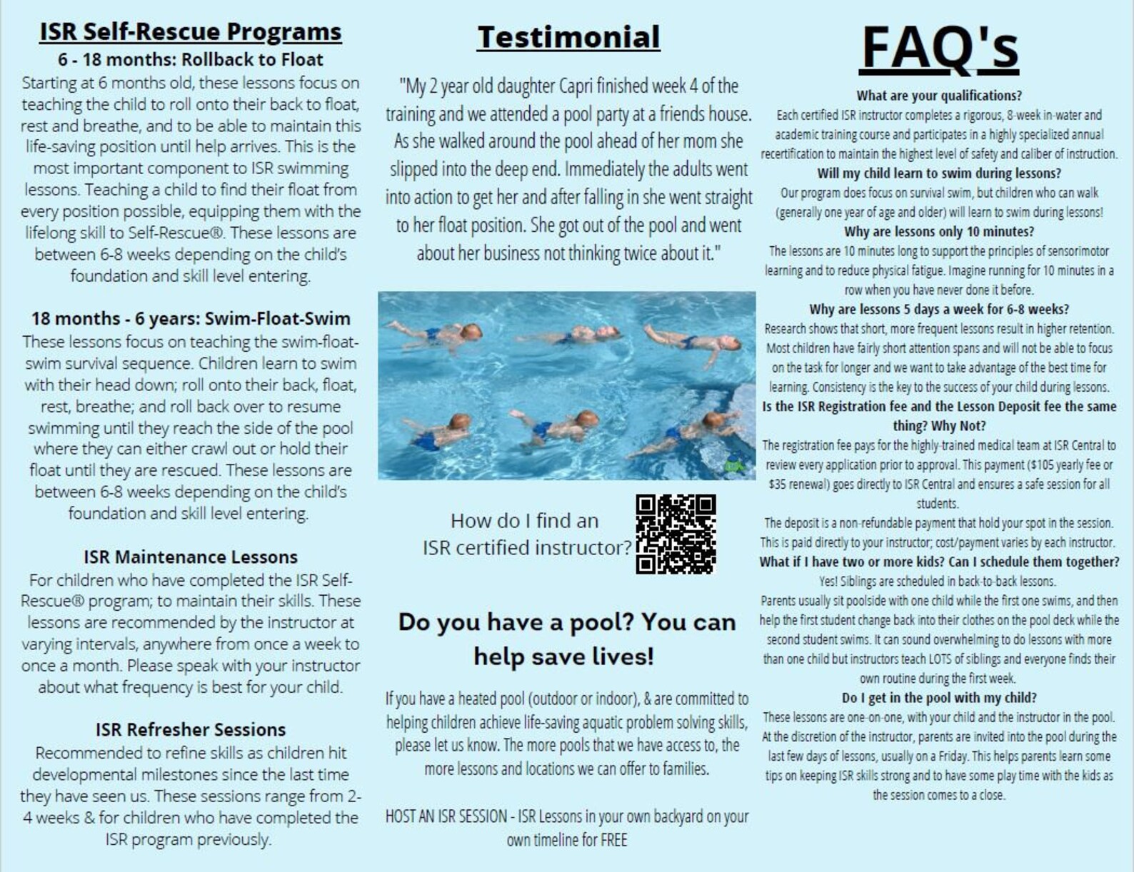 What is ISR Self-rescue? General Information Pamphlet - Etsy