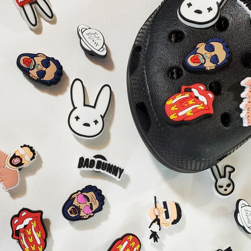 Bad Bunny Croc Charms - Etsy