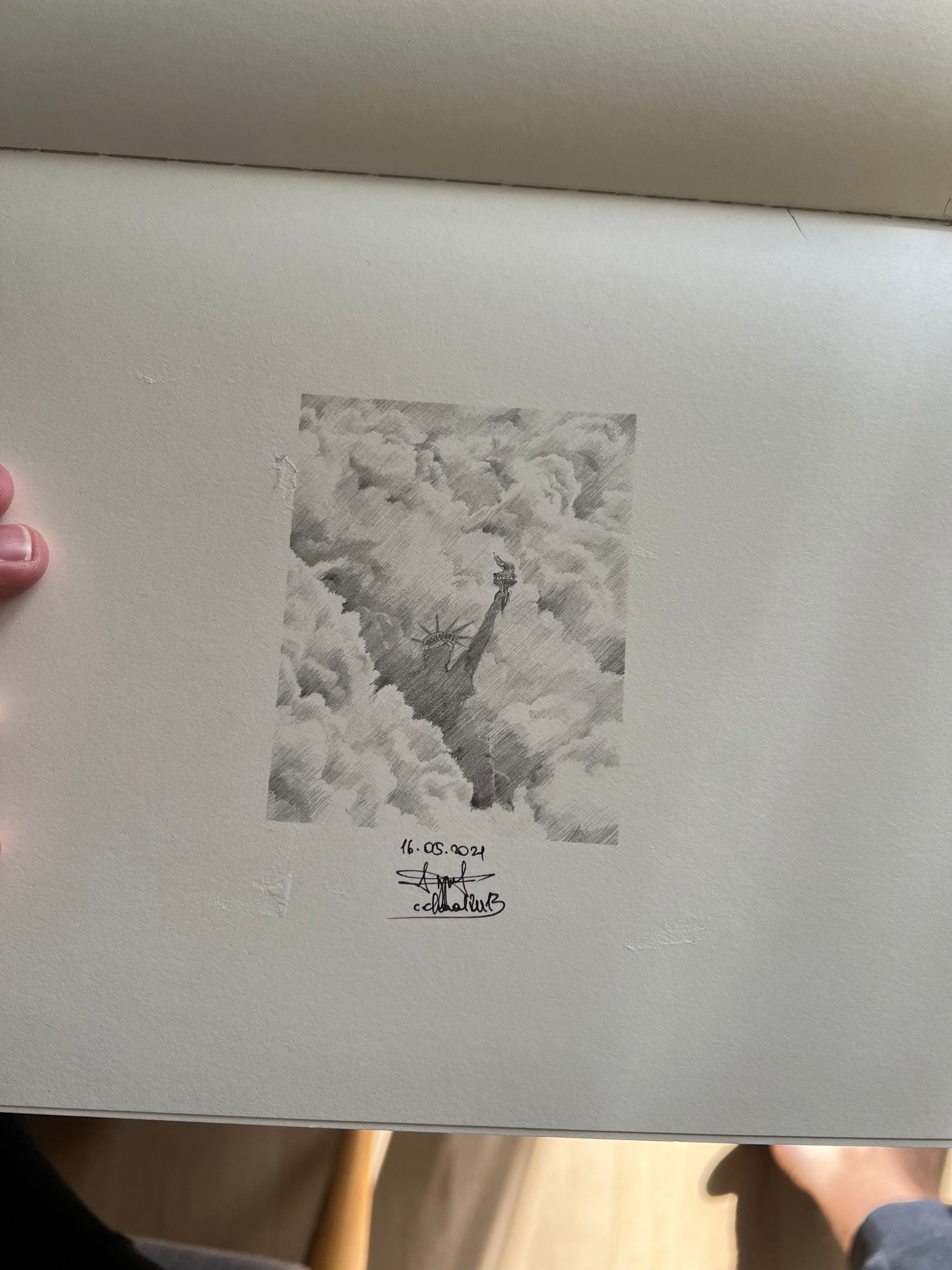 Statue of Liberty ORIGINAL Drawing - Etsy