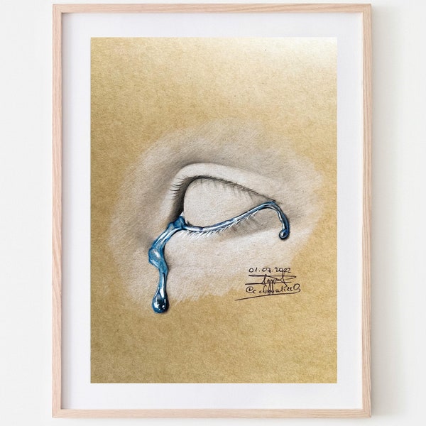 Eye Drawing - Etsy UK