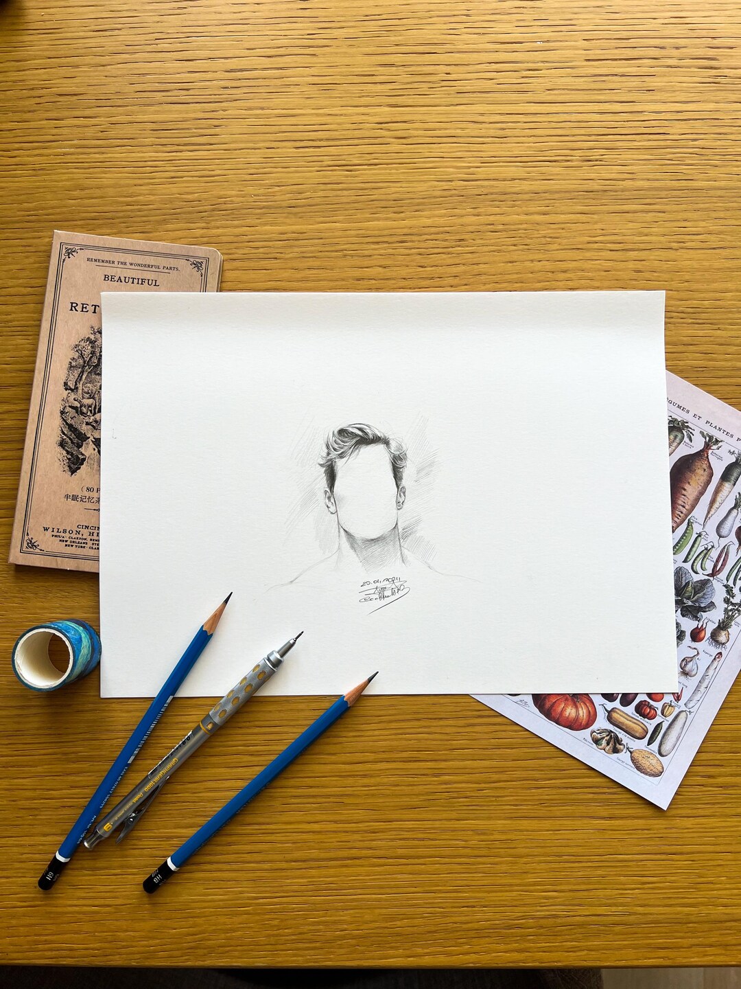 Beautiful Hair Drawing - Pencil Illustration - Decoration Idea ...