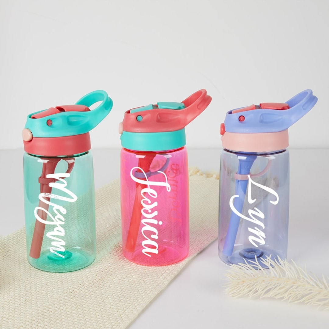 Personalized Kids Water Bottles,custom Name Water Bottles,kids Name ...