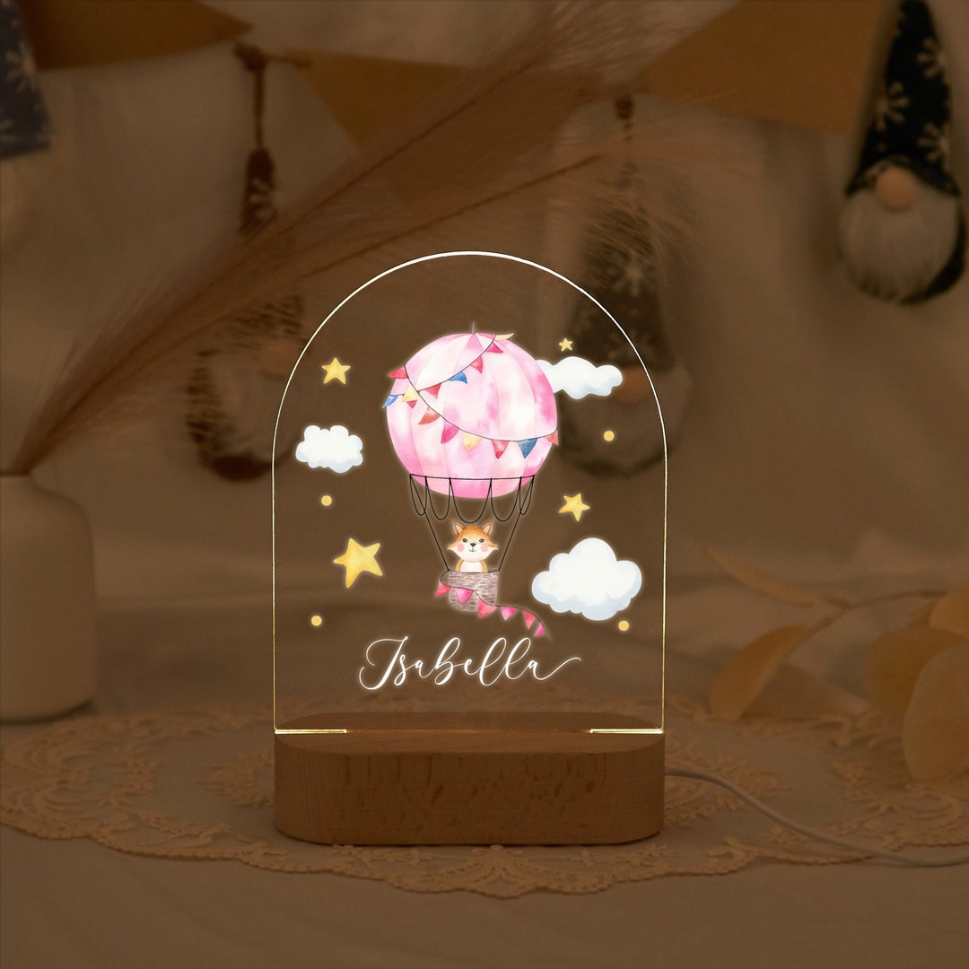 Custom Baby Night Lamp,baby Birth Gifts,baby's Night Light,baby Girl ...