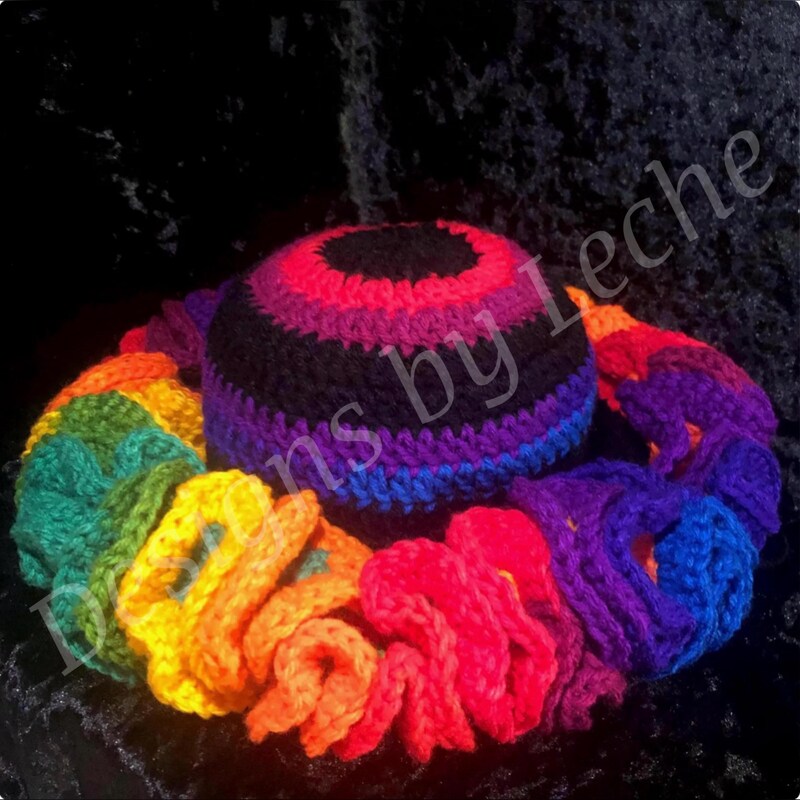 Rainbow Hat - Etsy