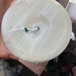 Translucent White Onyx Pillar Cylinder Lamp/elegant Stone Lamp ...