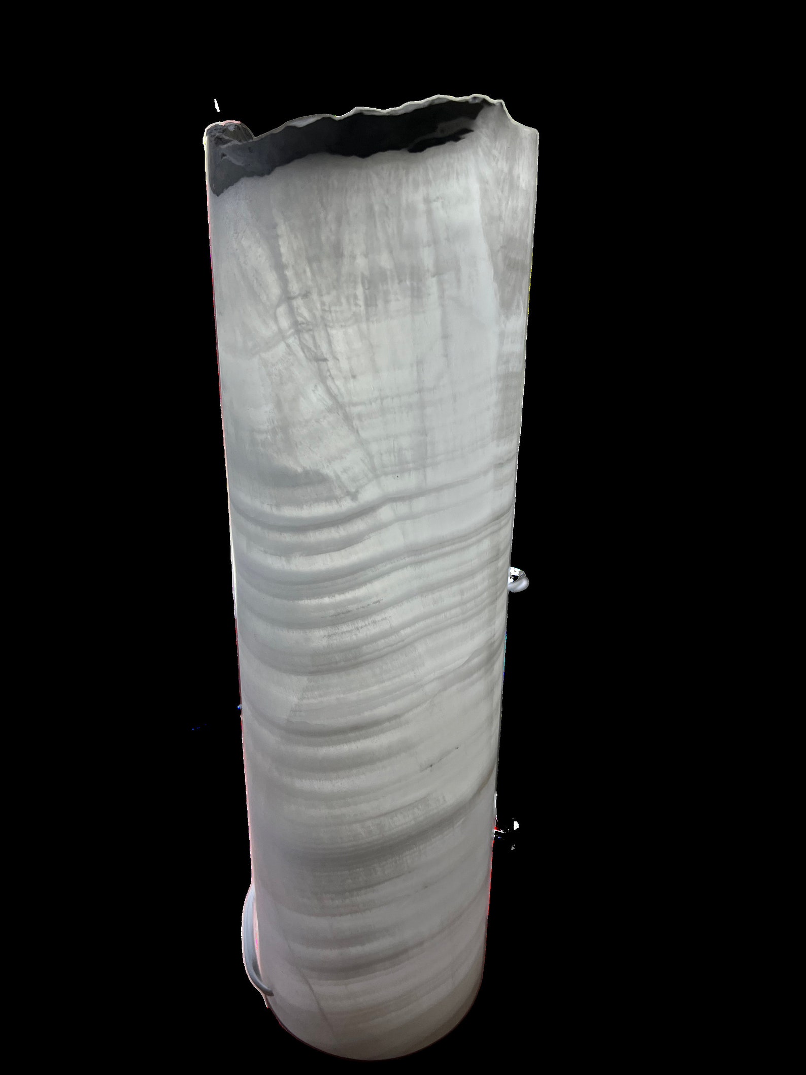 Translucent White Onyx Pillar Cylinder Lamp/elegant Stone Lamp ...