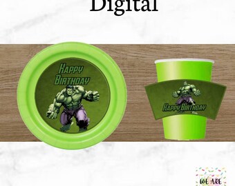 Hulk Plates - Etsy