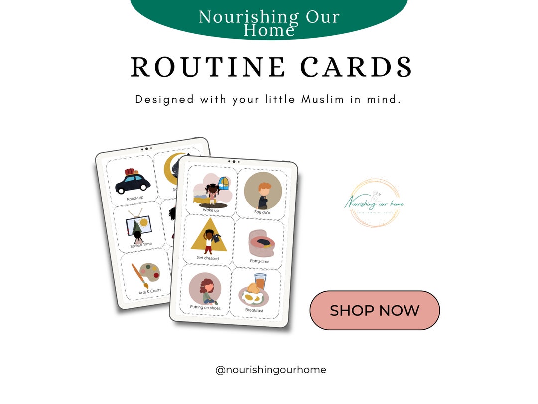 Daily Routine Cards for Toddlers | Visual Routine Cards for Kids ...