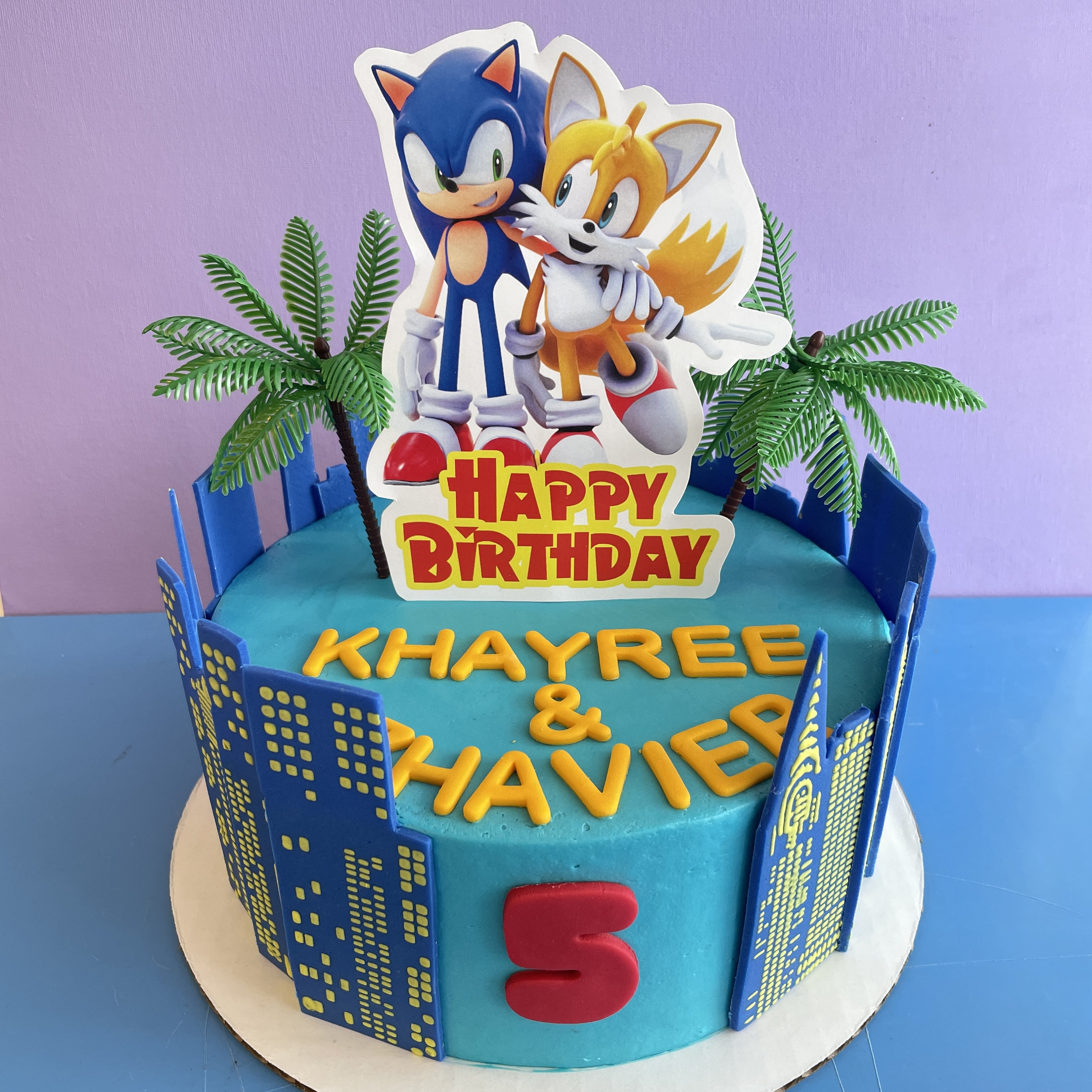 Printable Sonic and Tails Cake Topper· Birthday Party· Sonic and Tails ...