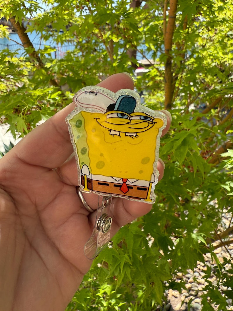 Sponge and Pat Badge Reels - Etsy