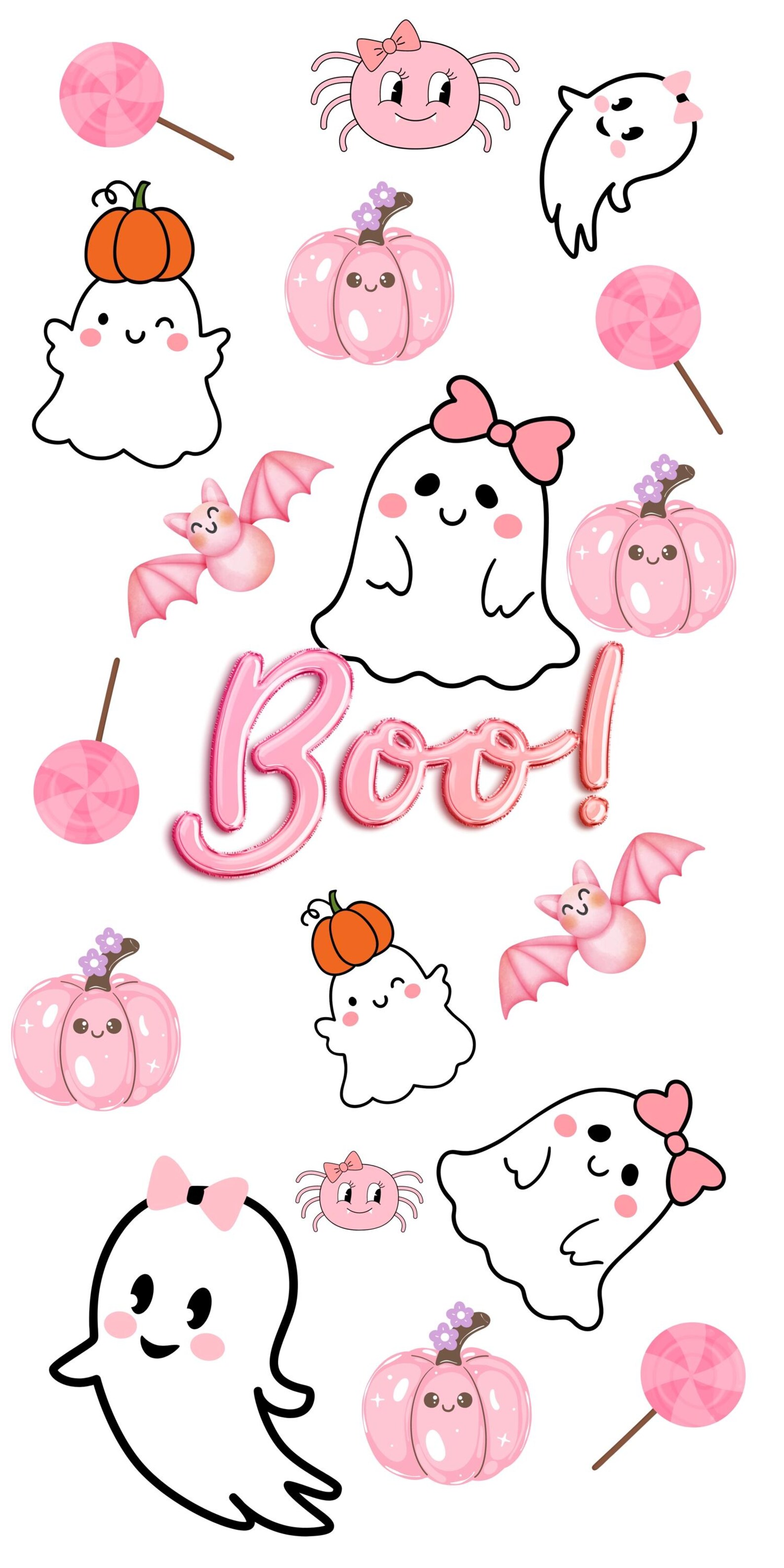 Ghost iPhone Wallpaper Bundle - Etsy