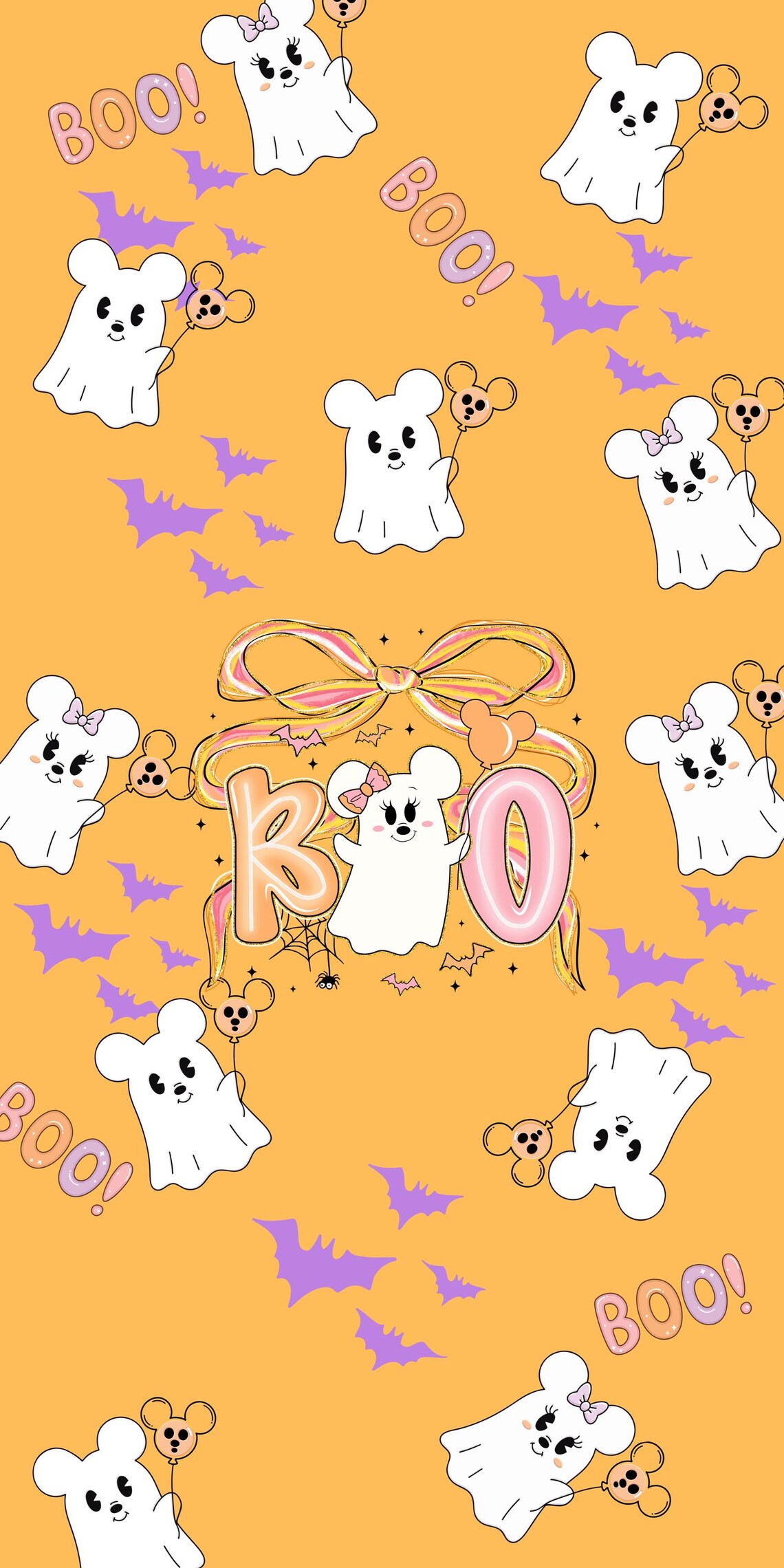 Mouse Ghost Vibes Wallpaper - Etsy