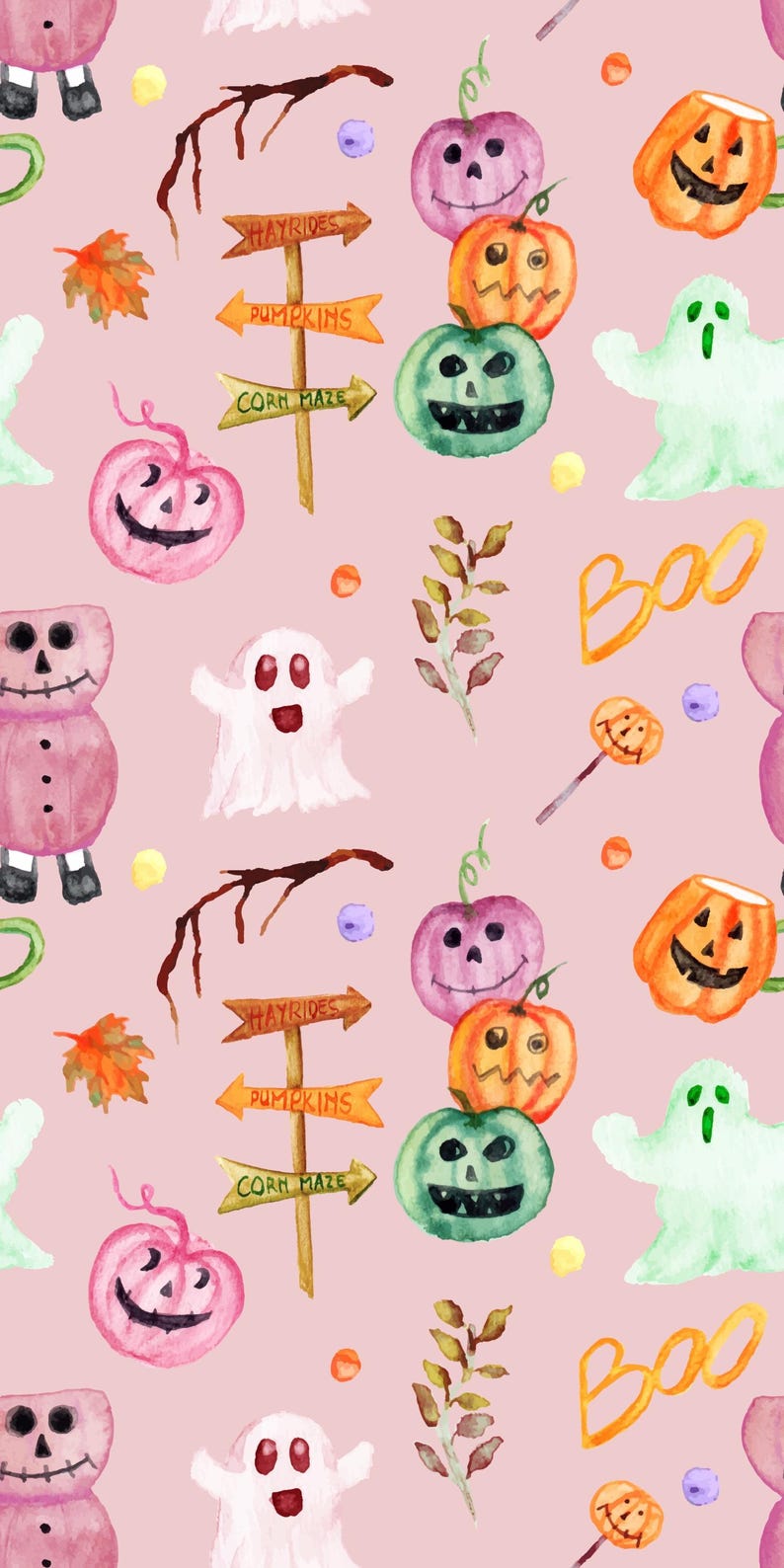 Ghost iPhone Wallpaper Bundle - Etsy