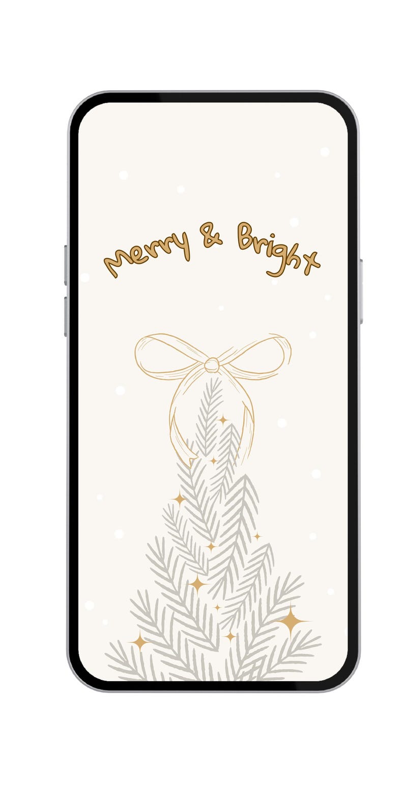 Classic Christmas iPhone Wallpaper - Etsy