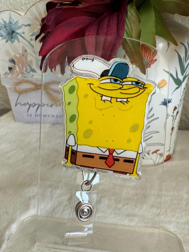 Spongebob and Patrick Badge Reels - Etsy