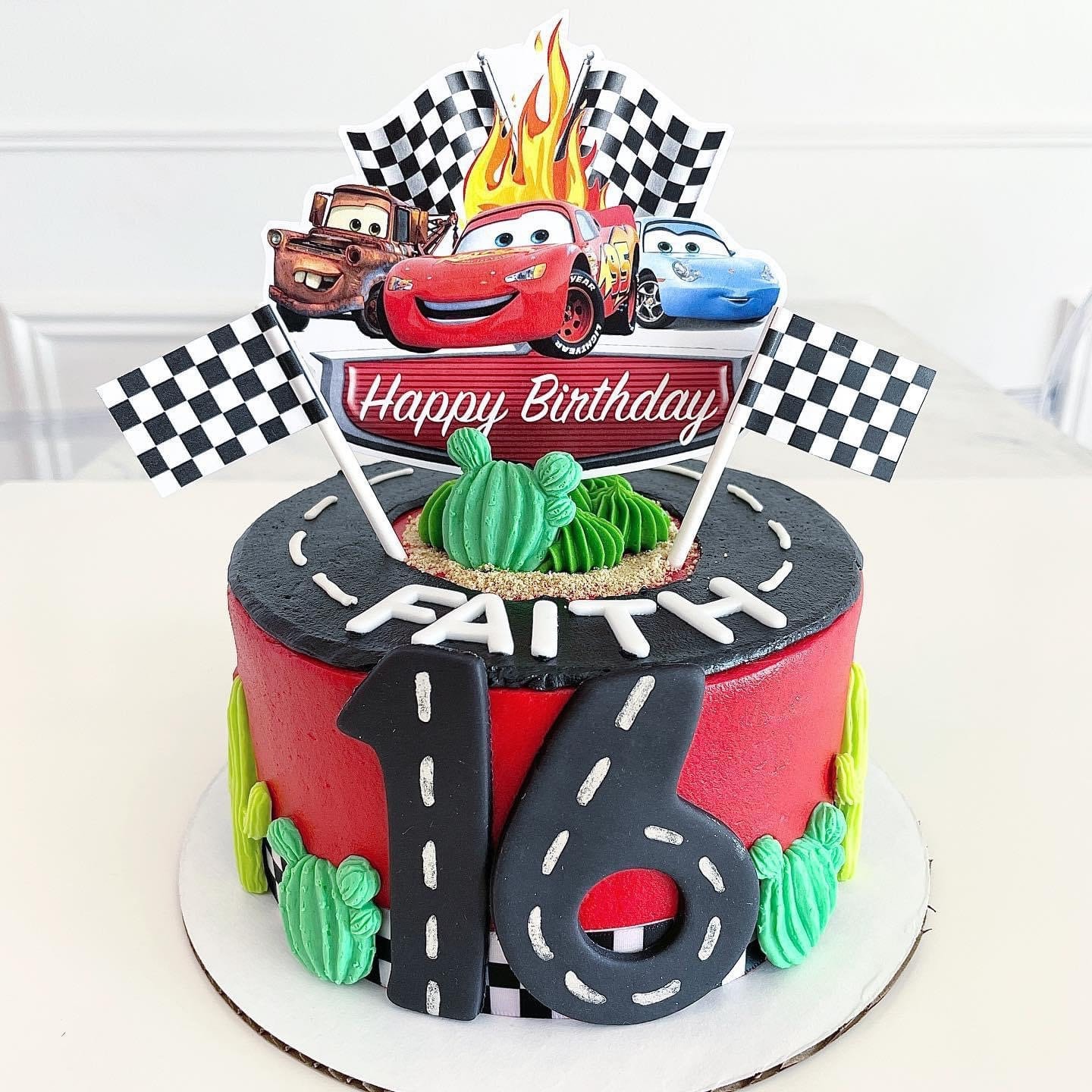 Cars Inspired Party Cake Topper - Cake Topper Party Decor - Party ...