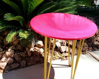 Glitter End Table | Etsy