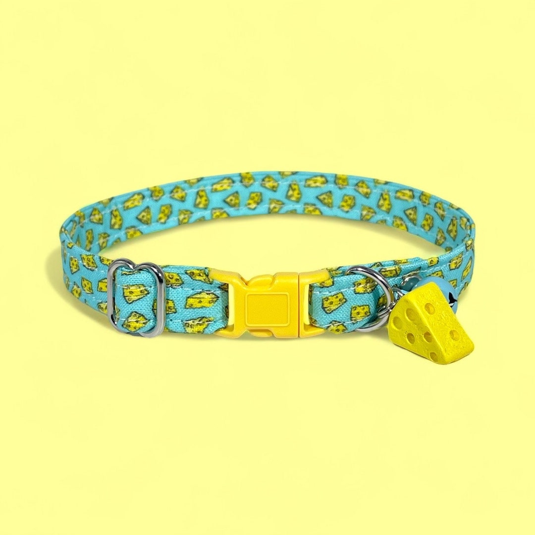 Cat Collar say Cheese Adjustable Breakaway Safety Quick-release Collar ...