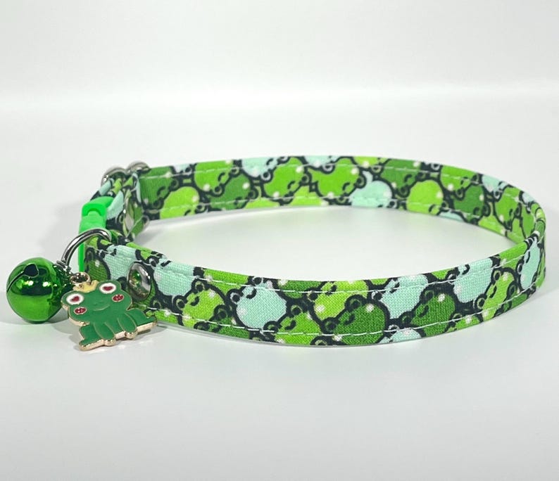 Cat Collar- "frogs" Adjustable Breakaway Safety Quick-release Collar ...