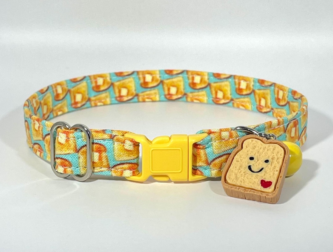 Cat Collar- “buttered Toast” Adjustable Breakaway Safety Quick-release ...