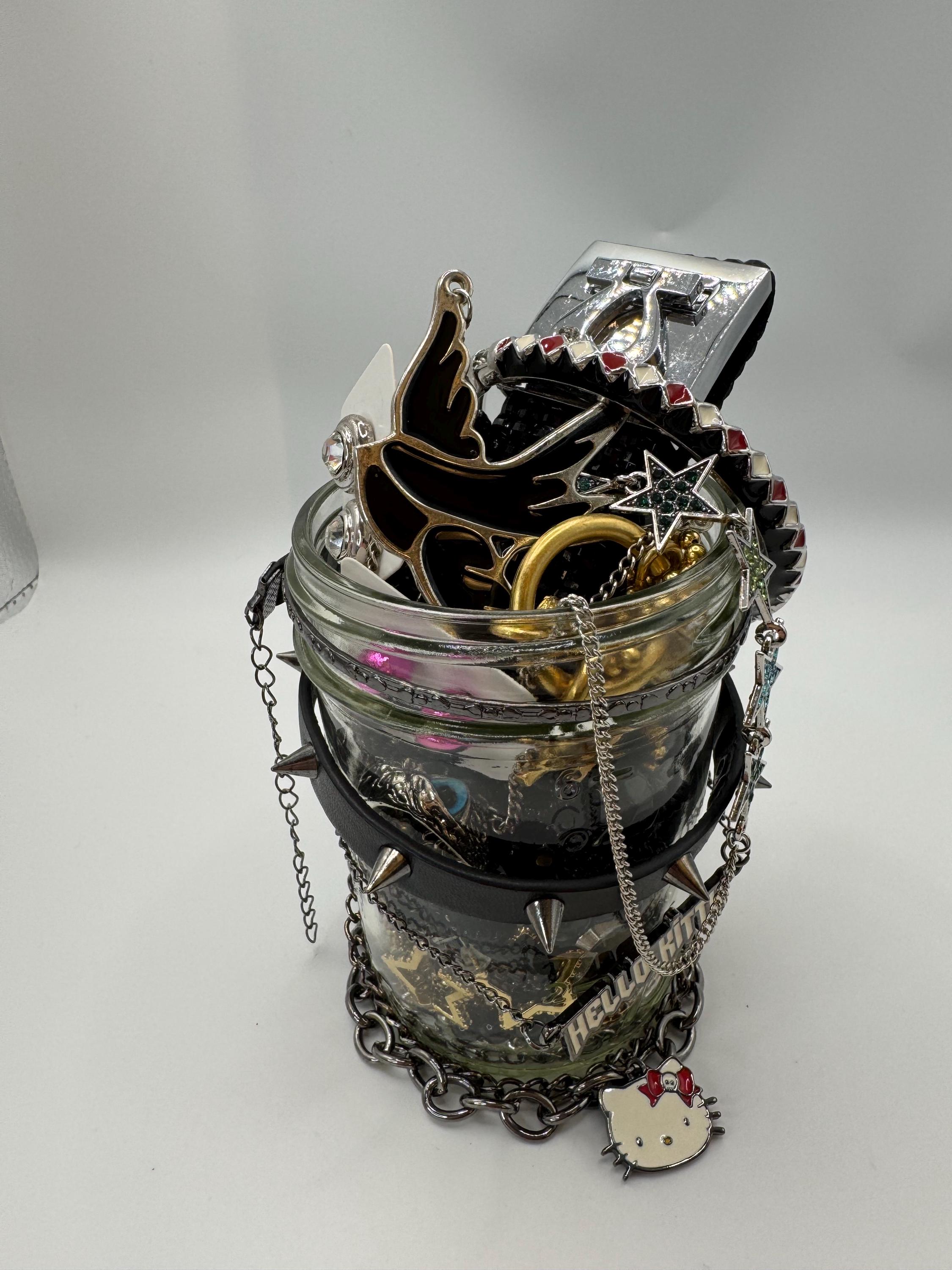 Mall Goth Themed Mystery Jewelry Jar Emo Scene 2000s Y2K Vintage Retro ...