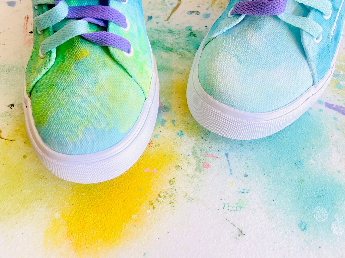 Custom Hand Painted Shoes, Watercolor - Etsy