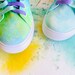Custom Hand Painted Shoes, Watercolor - Etsy