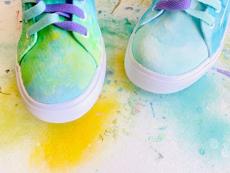 Custom Hand Painted Shoes, Watercolor - Etsy