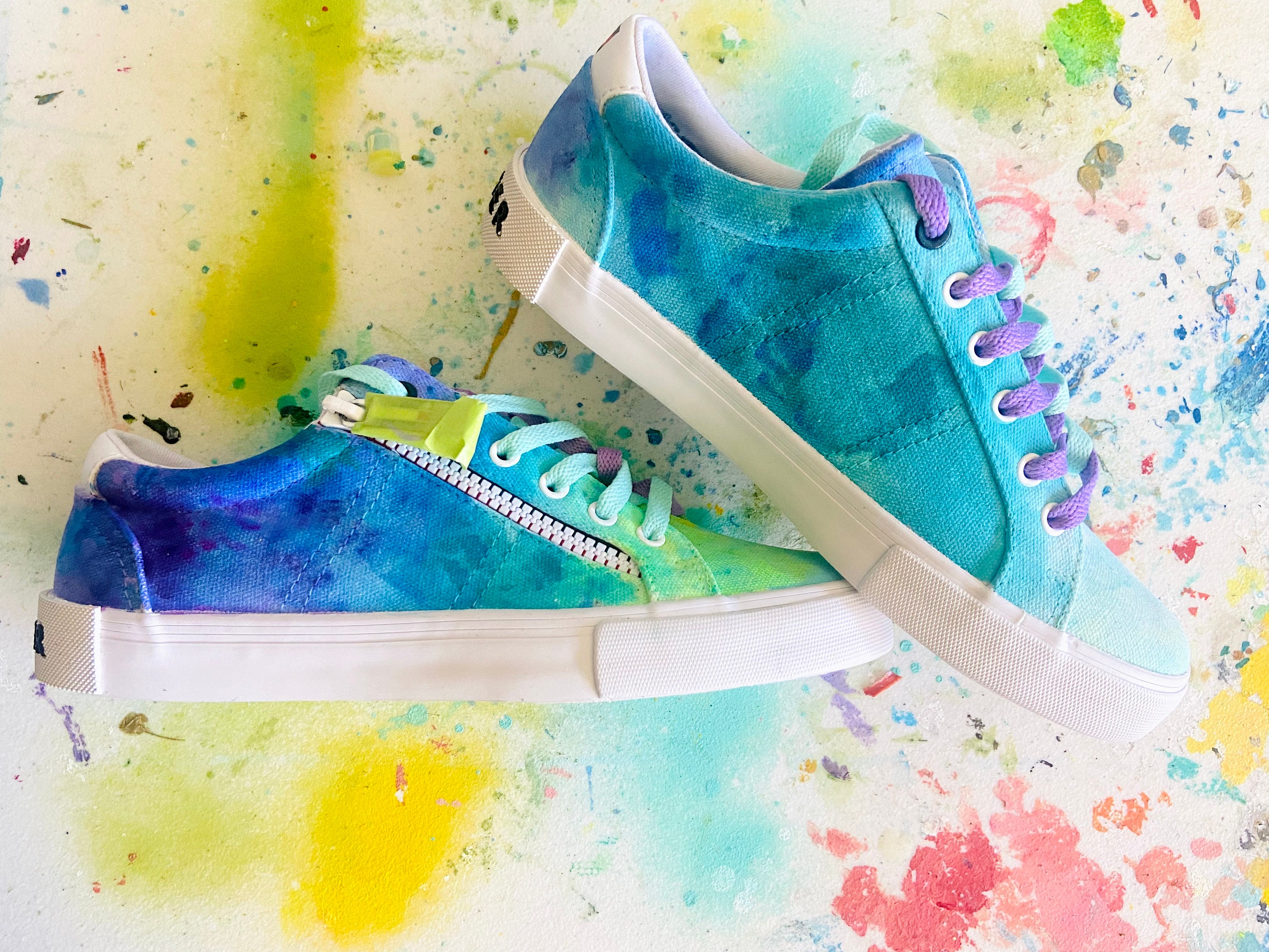 Custom Hand Painted Shoes, Watercolor - Etsy
