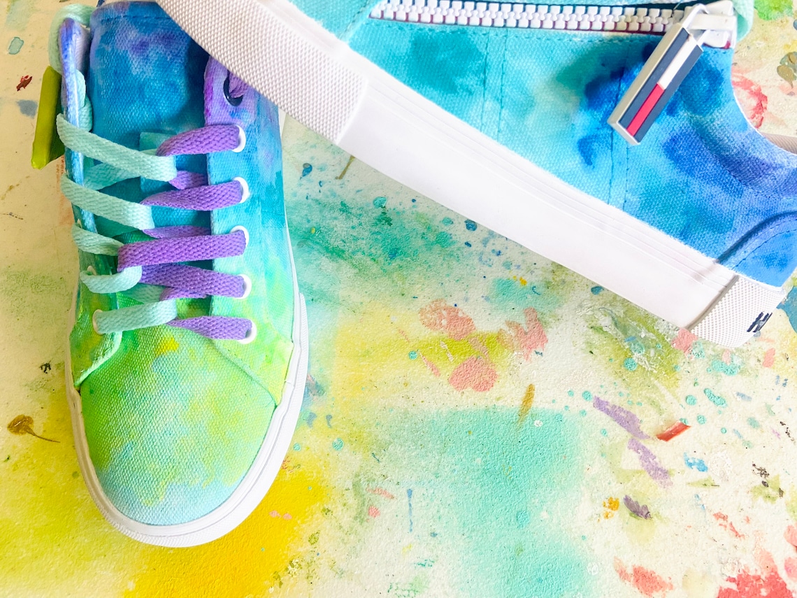 Custom Hand Painted Shoes, Watercolor - Etsy