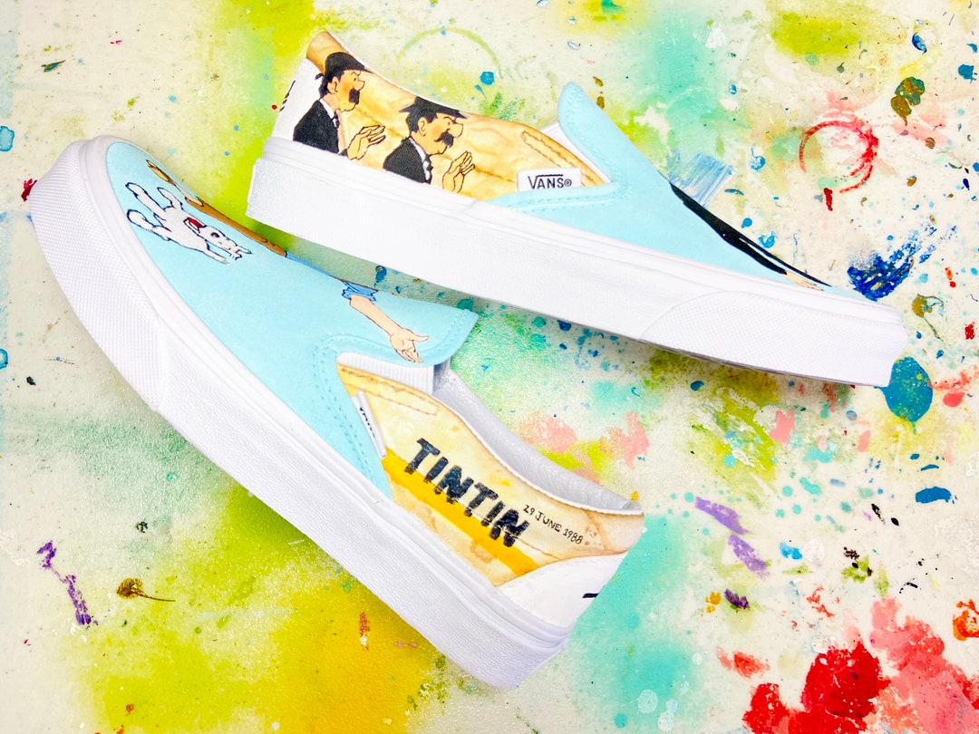 Custom Hand Painted Shoes - (4) Cartoons With Personalized Audio or ...