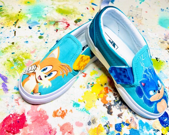 Custom Handpainted Shoes cartoon Style 2 With Your | Etsy