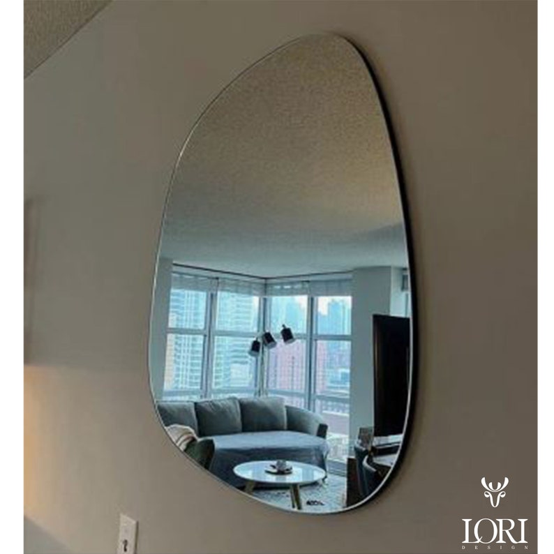 Asymmetric Mirror, Puddle Mirror, Pond Mirror, Irregular Mirror ...