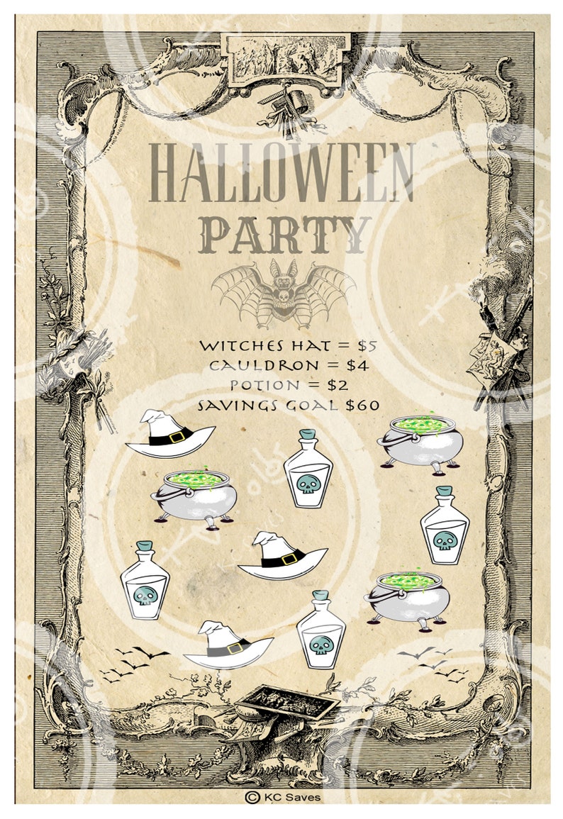 Halloween Themed Savings Challenge Bundle - 3 Savings Challenges for 1 ...