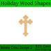 Laser Cut Botany Cross Design 2 Wood Blank, Crafting Supplies, Wooden ...