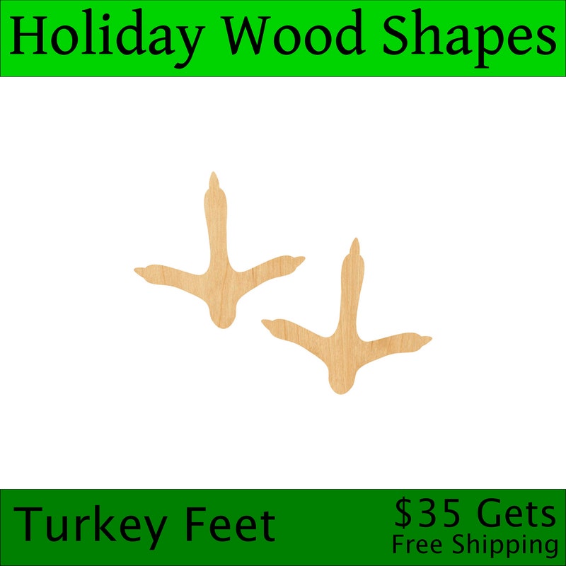 Turkey Feet Craft - Etsy