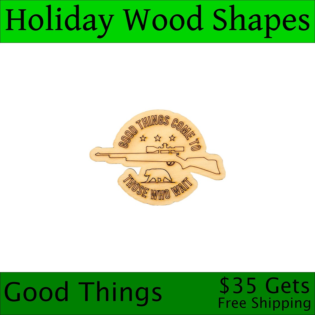 Laser Cut Good Things Blank, Crafting Supplies, Wooden Cutouts, DIY ...