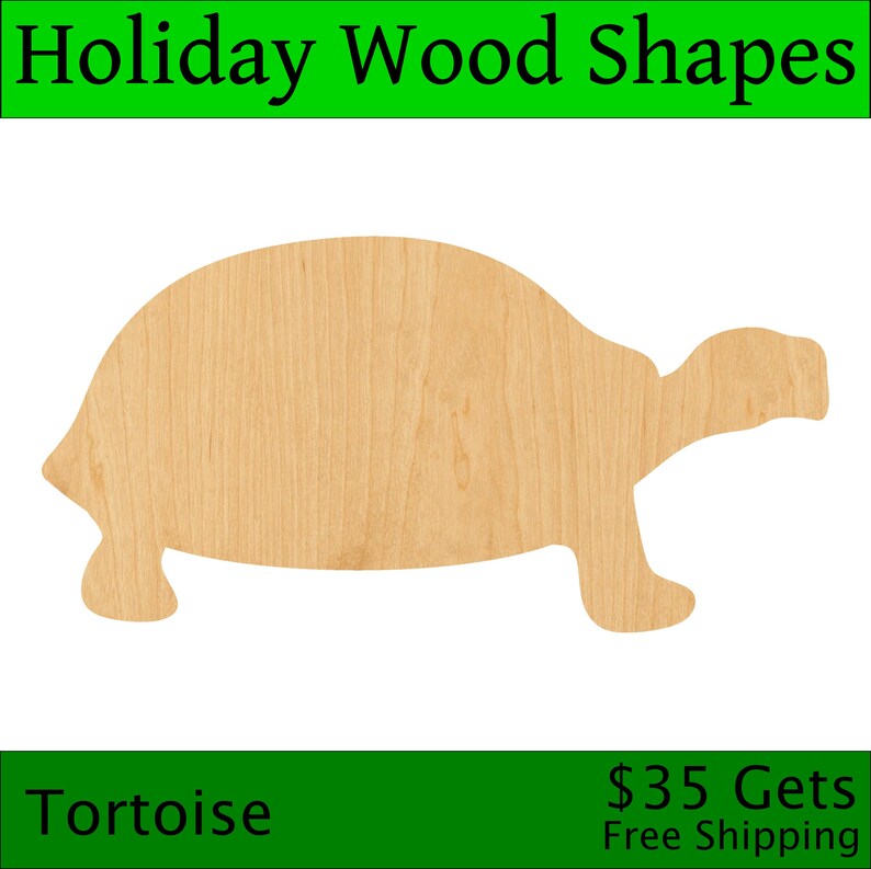 Laser Cut Tortoise Wood Blank, Crafting Supplies, Wooden Cutout, DIY ...