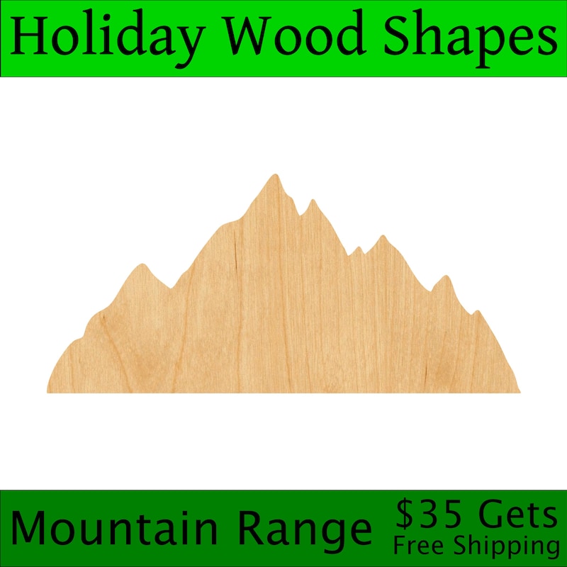 Mountain Cut Out - Etsy