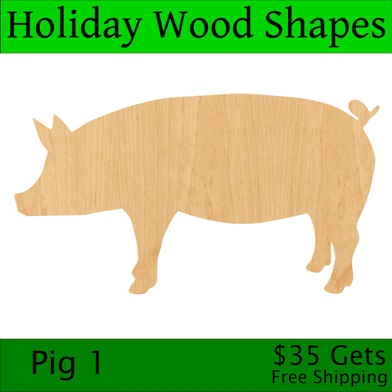 Pig Cutout - Etsy