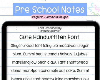 Mynotetaking | Simple Font | Handwriting | Goodnotes | Note Taking ...