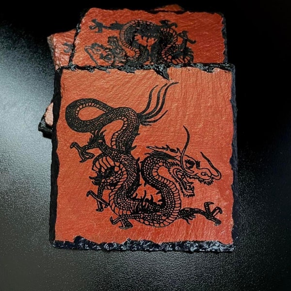 Dragon Slate Art - Etsy