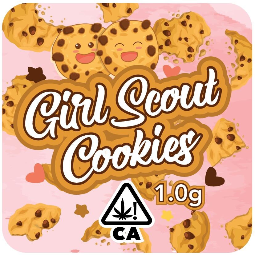 Strain Label Stickers for 9ml SQUARE Concentrate Jars - Etsy