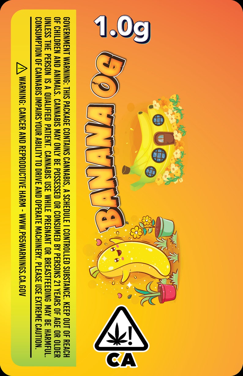 Strain Label Stickers for Glass Preroll Vials Only 2.25 X 3.5 - Etsy