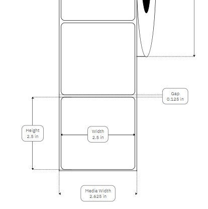 Custom Square Label Stickers for Square Jars, Bags, Boxes and More - Etsy