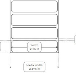 Custom Rectangular Label Stickers for Jars, Bags, Boxes and More - 100 ...