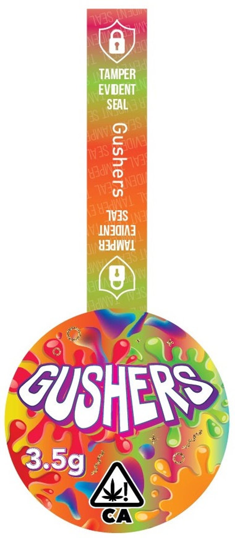 Tamper Evident Strain Label Stickers for 3oz Eighth Jars - Etsy