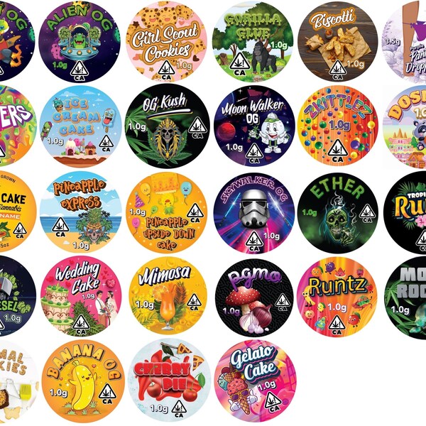 Circle Labels - Etsy