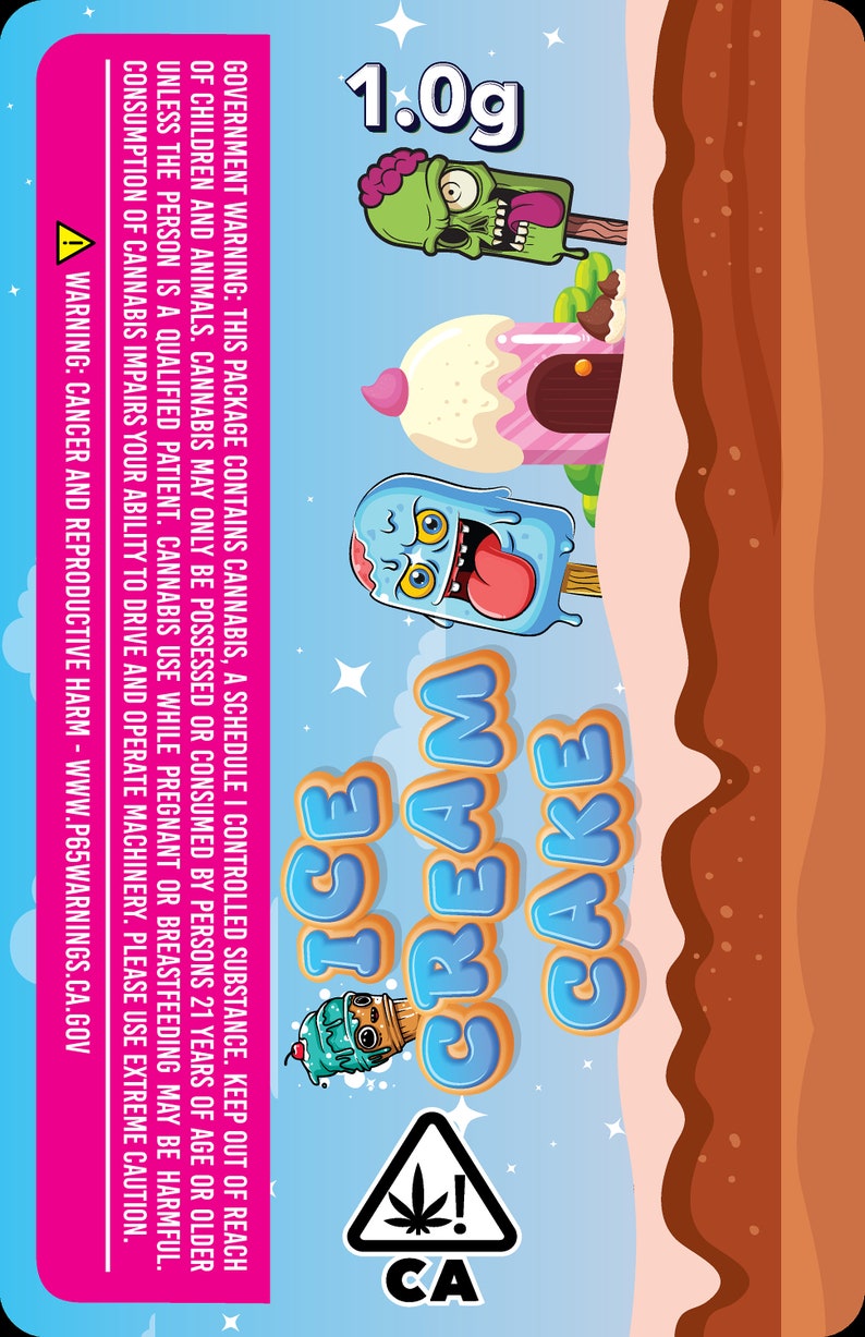 Strain Label Stickers for Glass Preroll Vials 2.25 X - Etsy